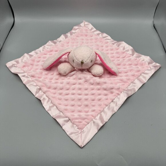 Unbranded | Toys | Bunny Rabbit Lovey Pink Satin Edge Minky Dots Terry ...